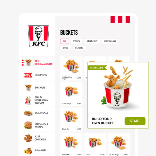 KFC – Refreshing the food-ordering kiosk’s interface | Flying Bisons